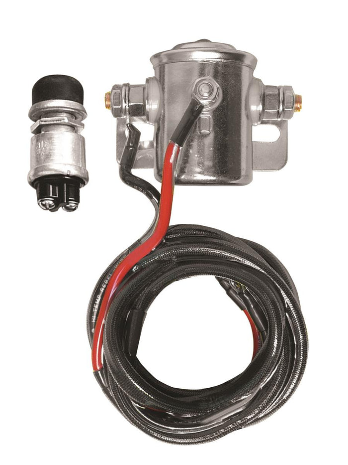HD Starter Solenoid Kit with Firewall Starter Button – Longacre Racing