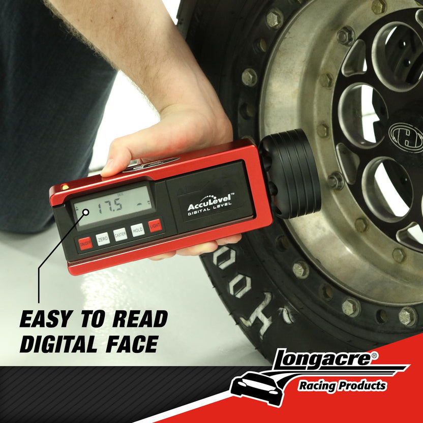 Digital Caster / Camber Gauge with AccuLevel™ – Longacre Racing