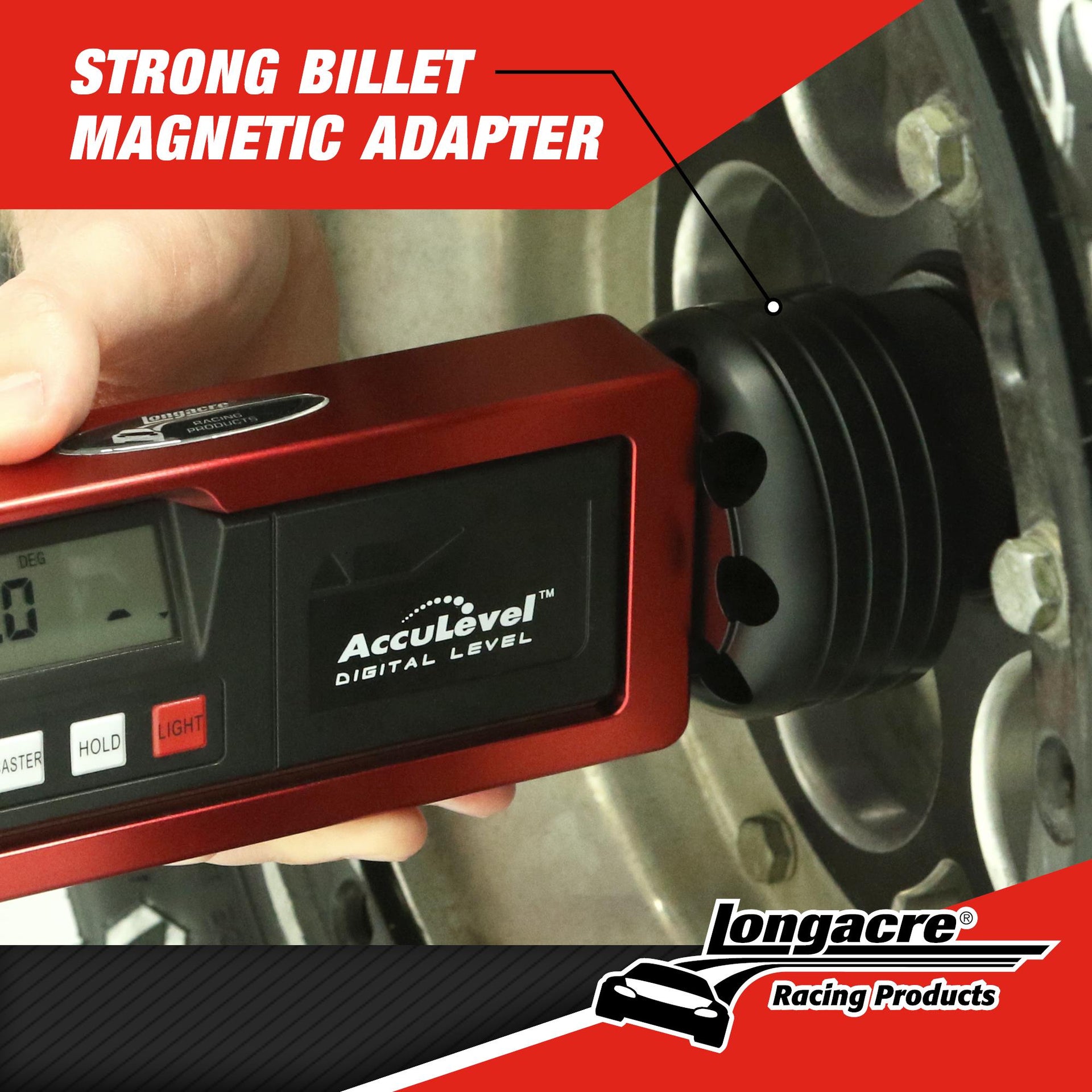 Digital Caster / Camber Gauge with AccuLevel™ – Longacre Racing