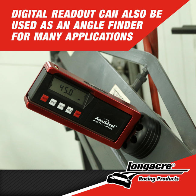 Digital Caster / Camber Gauge with AccuLevel™ – Longacre Racing