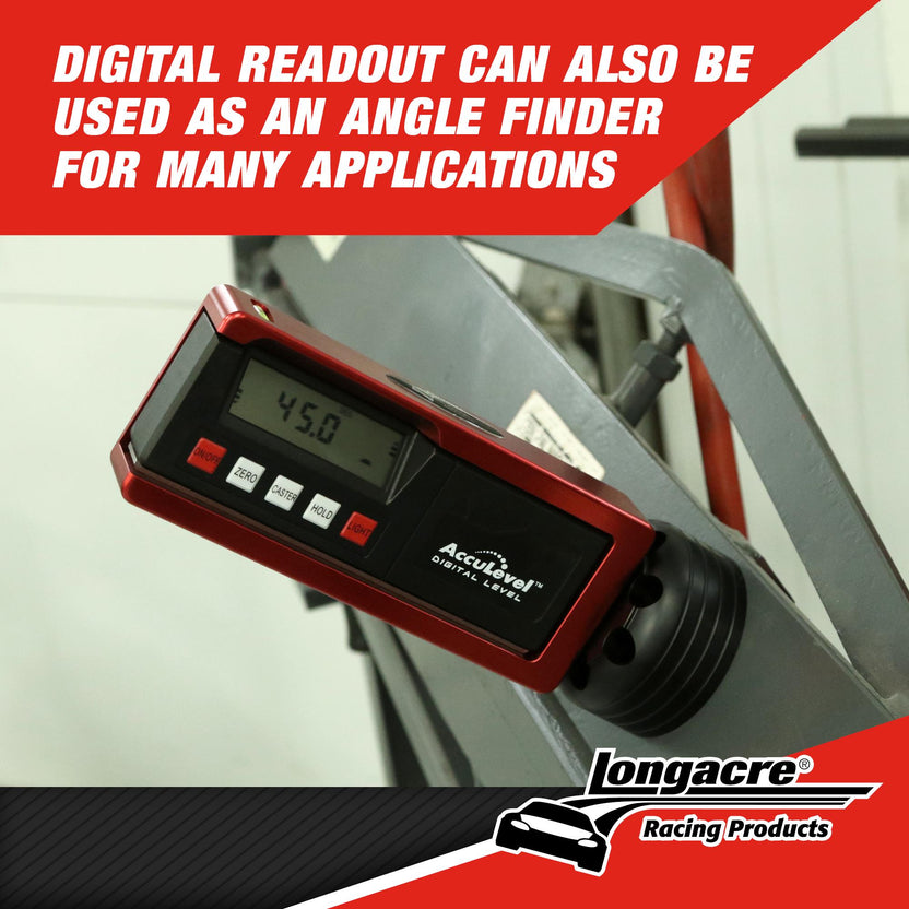 Digital Caster / Camber Gauge with AccuLevel™ – Longacre Racing